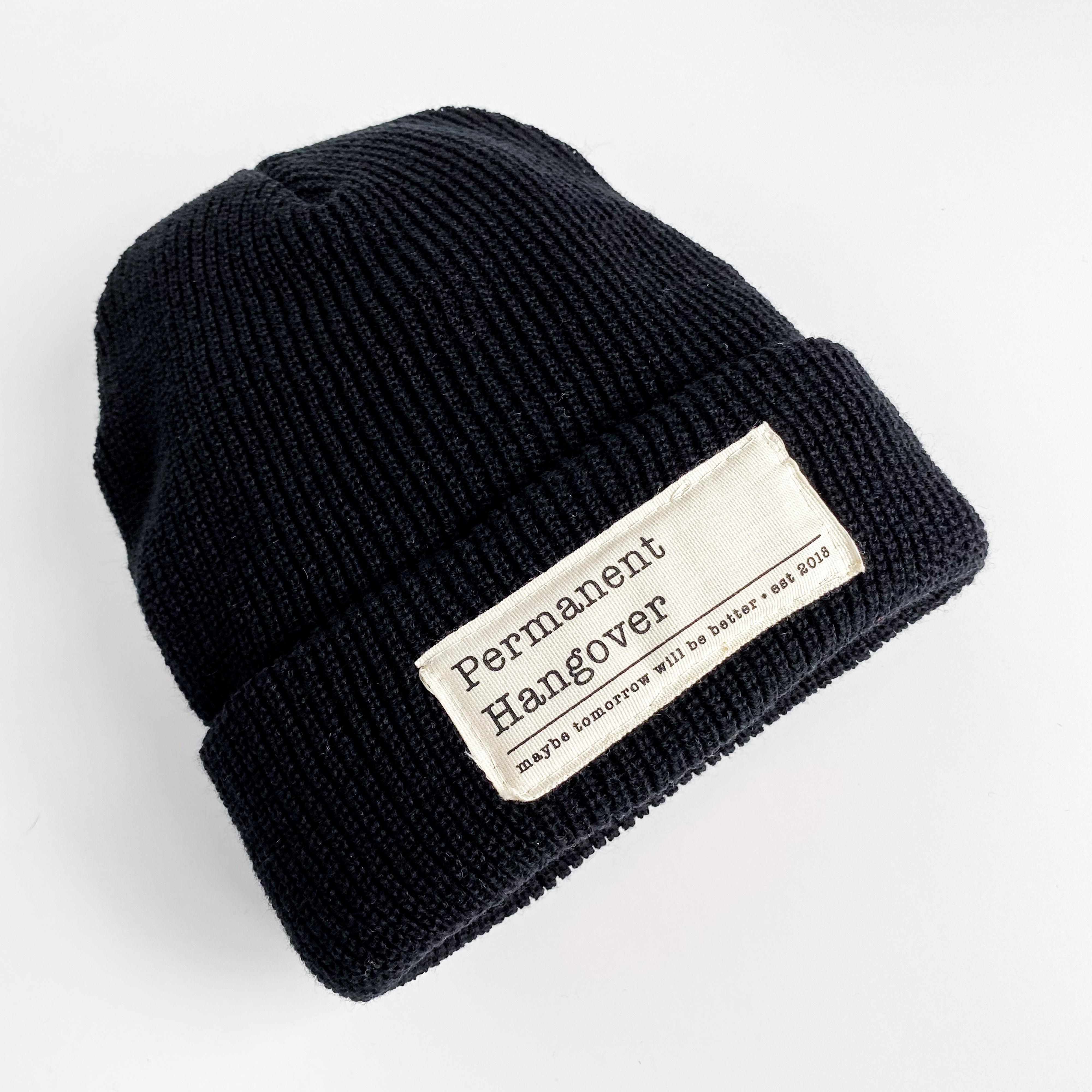 Heritage Patched Beanie – Permanent Hangover